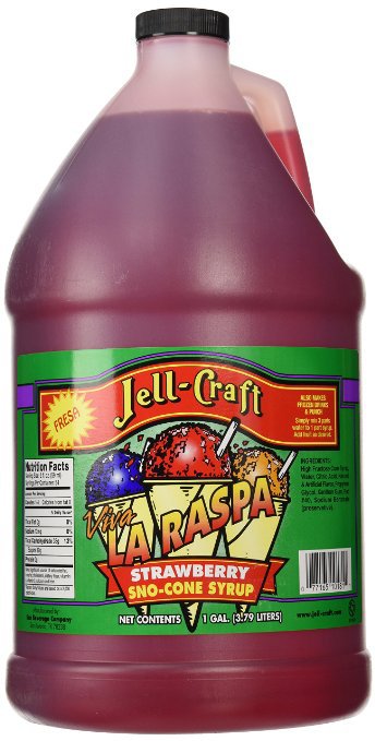 Jell-Craft Sno-Cone Syrup Strawberry - Shop Sundae toppings at H-E-B