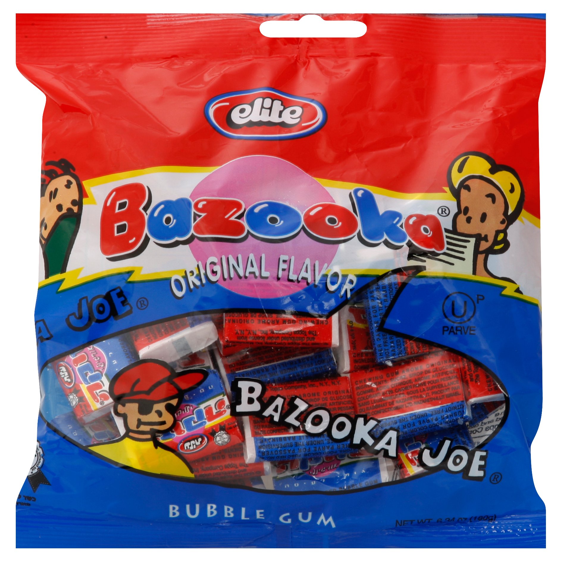 Elite Kosher Bazooka Original Flavor Bubble Gum - Shop Gum & mints at H-E-B