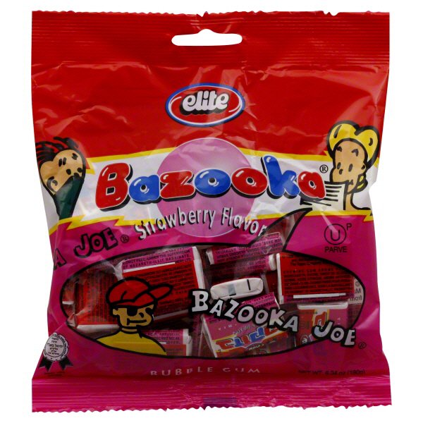 Elite Bazooka Strawberry Flavor Gum - Shop Gum & mints at H-E-B