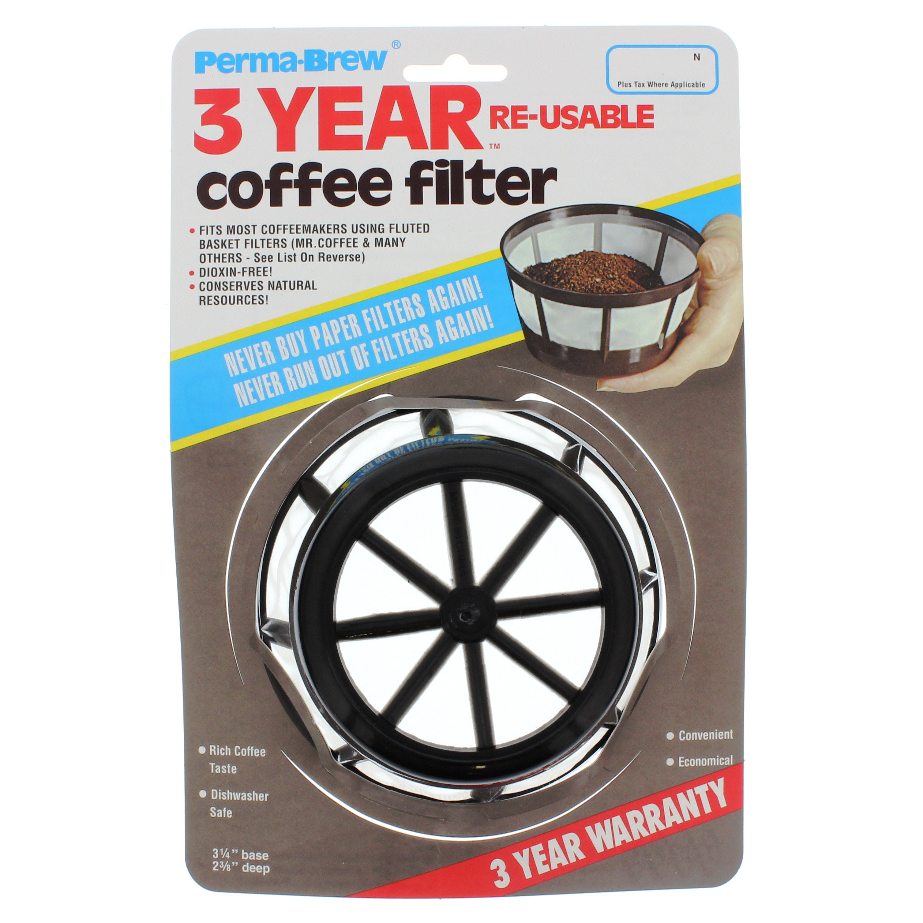 Perma-Brew 3 Year Re-Usable Coffee Filter - Shop Coffee filters at H-E-B