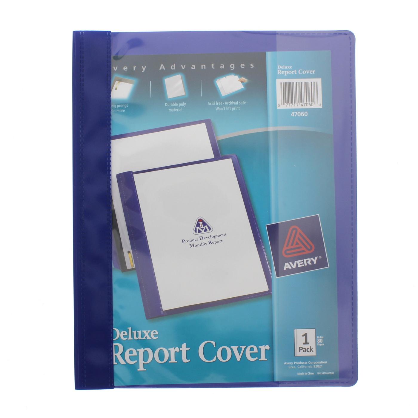 Avery Deluxe Report Cover - Colors May Vary - Shop Folders at H-E-B