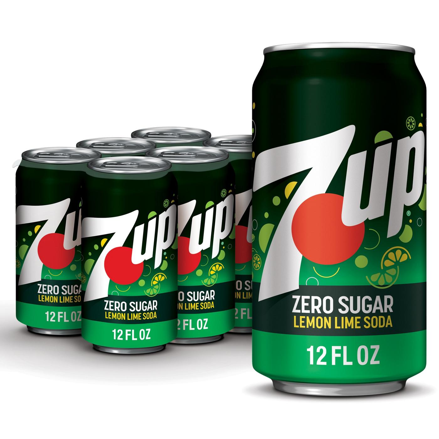 7UP Diet Lemon Lime Flavored Soda 6 PK Cans - Shop Soda at H-E-B