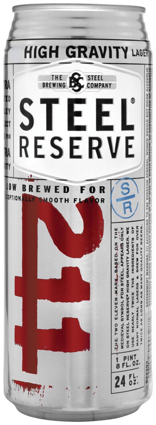 Steel Reserve 211 Lager Can - Shop Beer at H-E-B