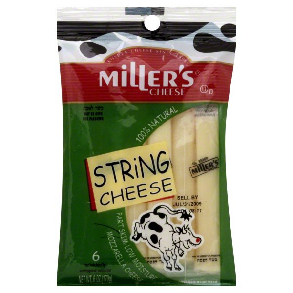 Miller's Cheese Mozzarella String Cheese - Shop Cheese at H-E-B