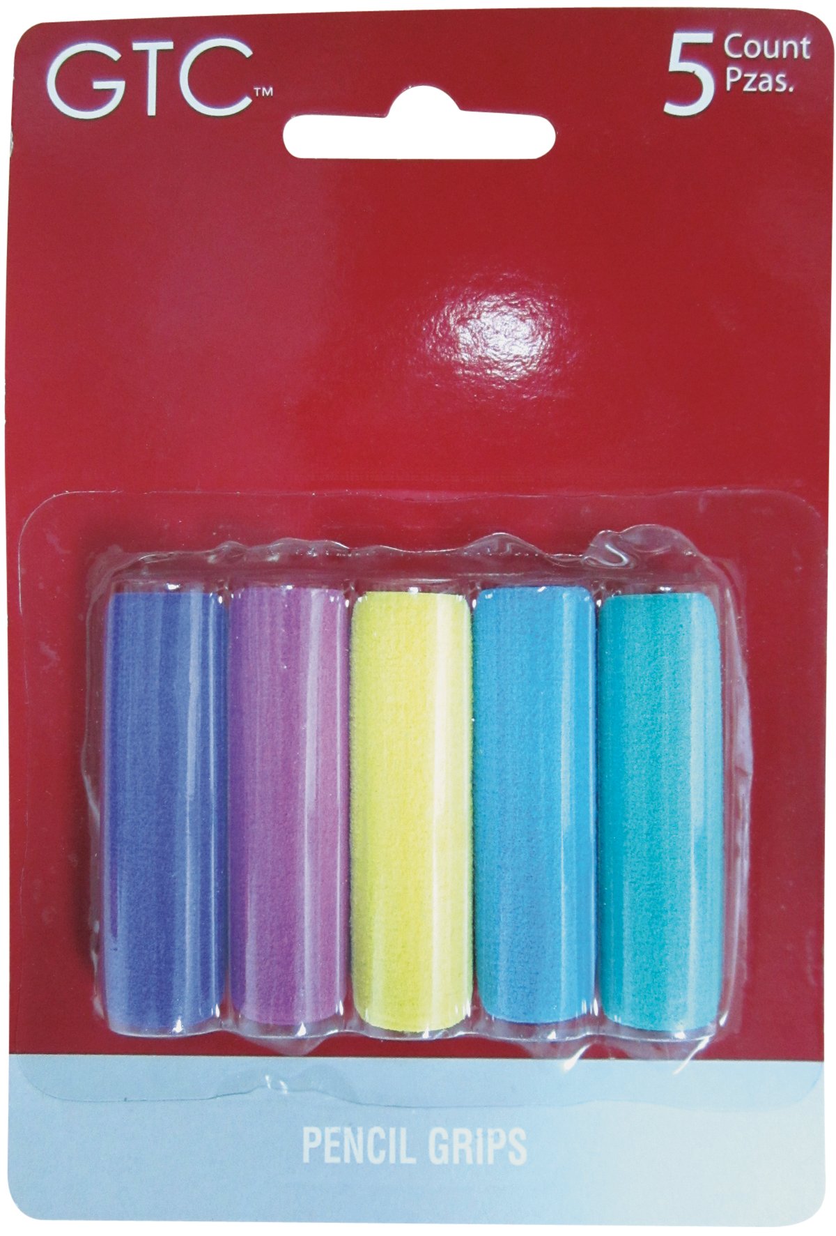 GTC Pencil Grippers, 5 CT, Assorted Colors - Shop School & Office ...