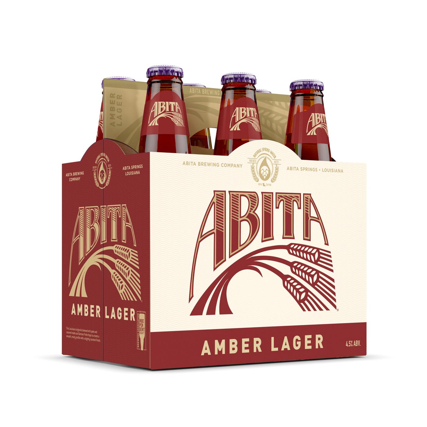Abita Amber Beer 6 pk Bottles - Shop Beer at H-E-B