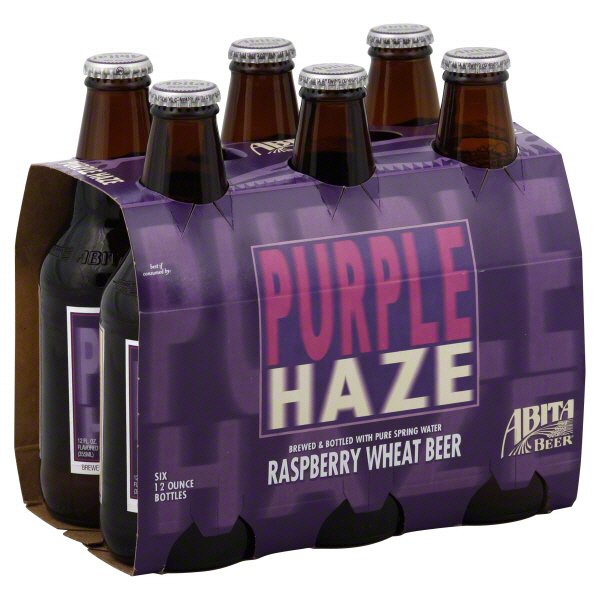 Abita Purple Haze Lager 6 pk Bottles - Shop Beer at H-E-B