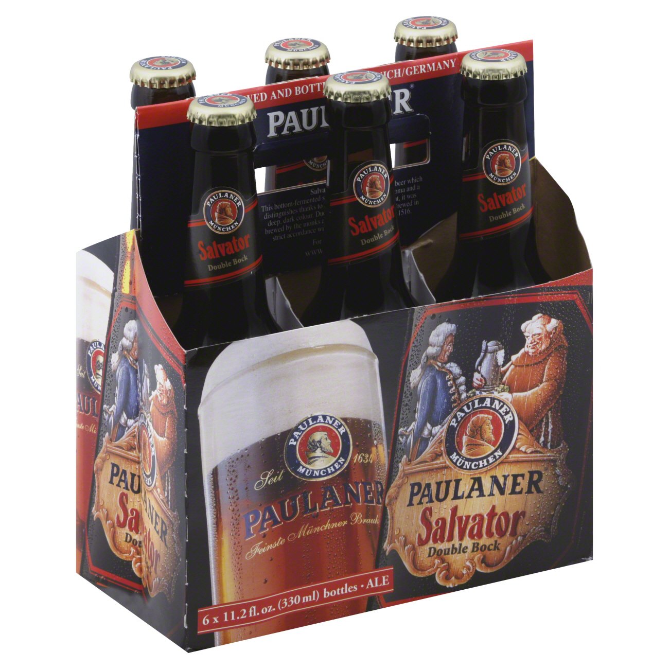 Paulaner Salvator Double Bock Beer 6 pk Bottles - Shop Beer at H-E-B