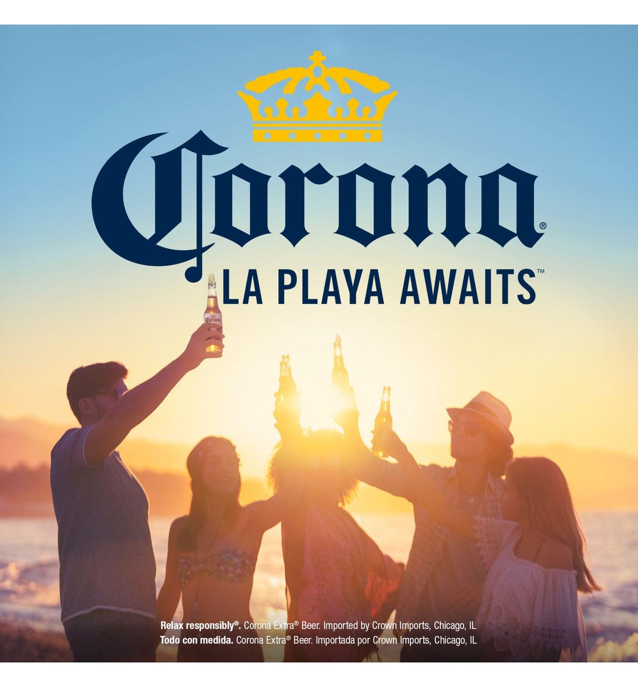 Corona Extra Lager Mexican Beer 12 pk Bottles - Shop Beer at H-E-B