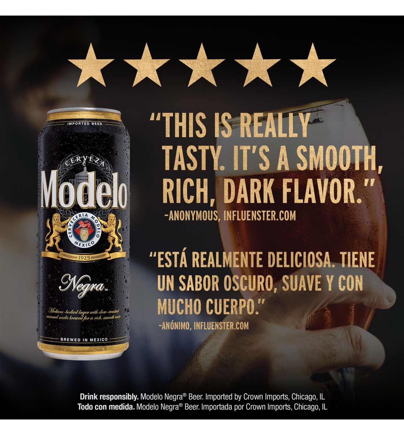Modelo Negra Amber Lager Mexican Import Beer 6 pk Bottles - Shop Beer ...