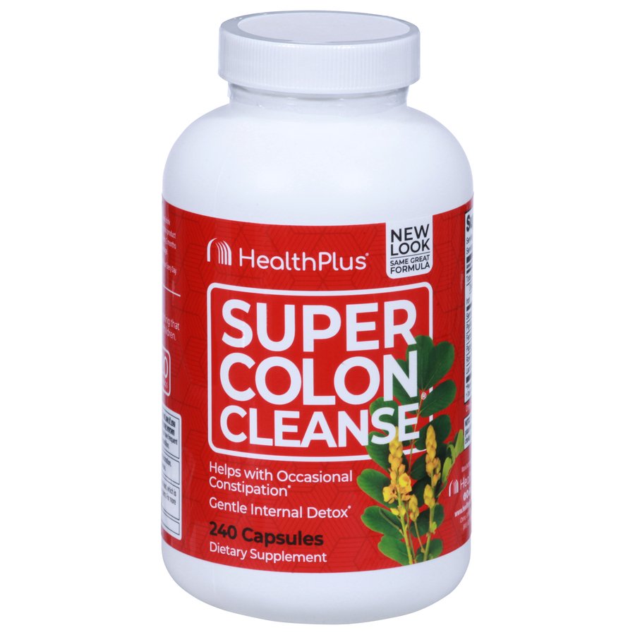 Health Plus Inc. Super Colon Cleanse Psyllium 500 mg Capsules - Shop ...