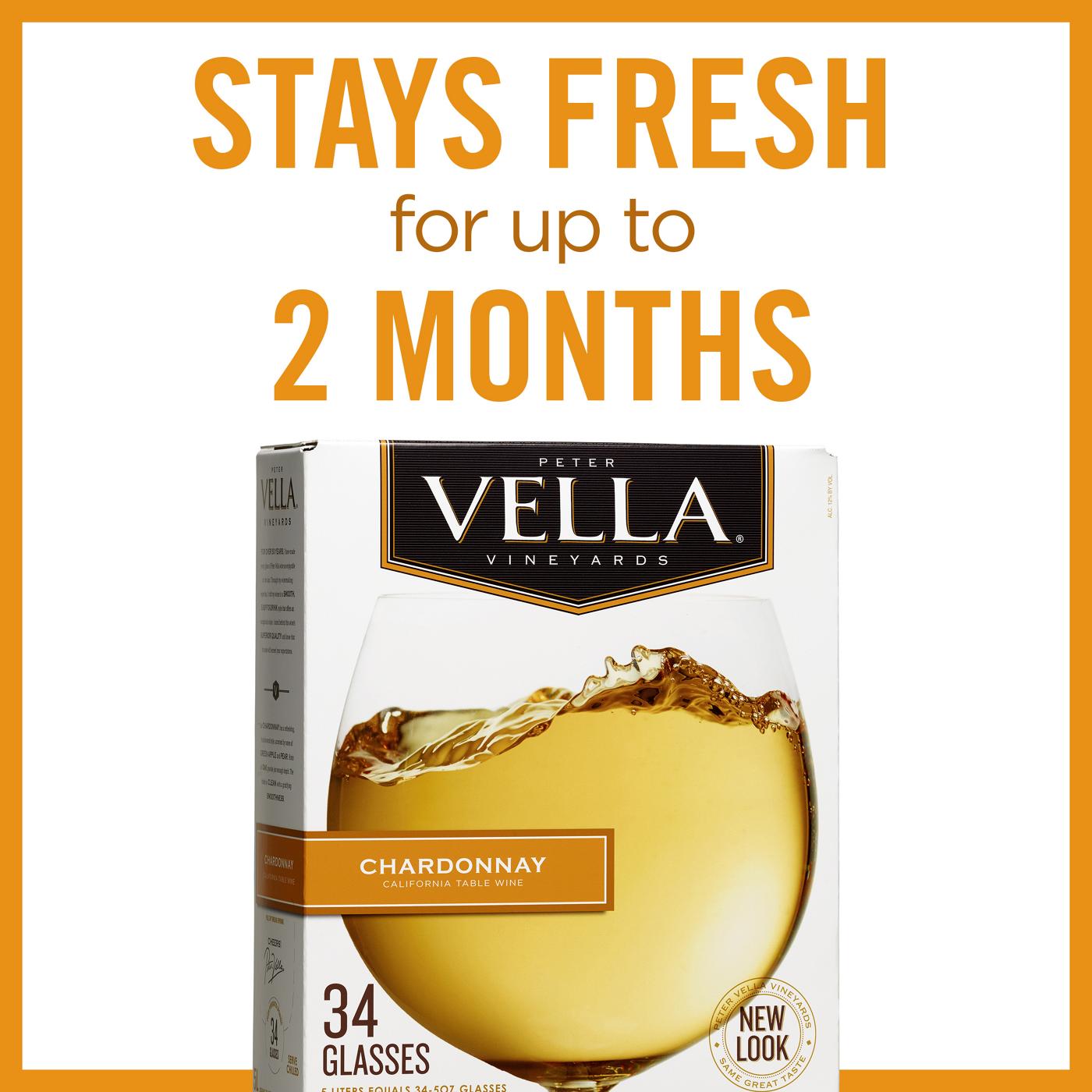 Peter Vella Chardonnay White Box Wine - Shop Wine at H-E-B