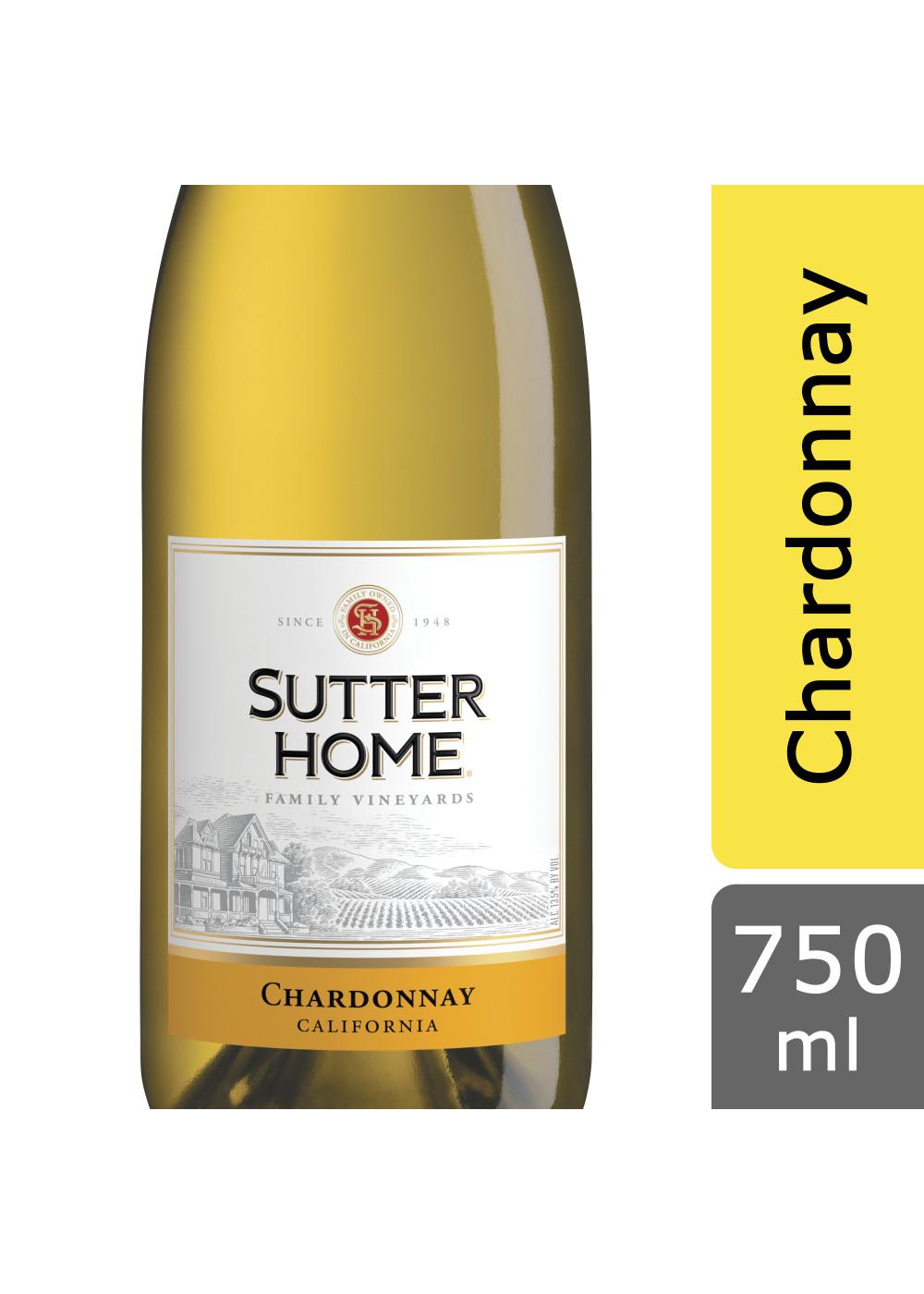 Sutter Home Family Vineyards Chardonnay Wine - Shop Wine at H-E-B