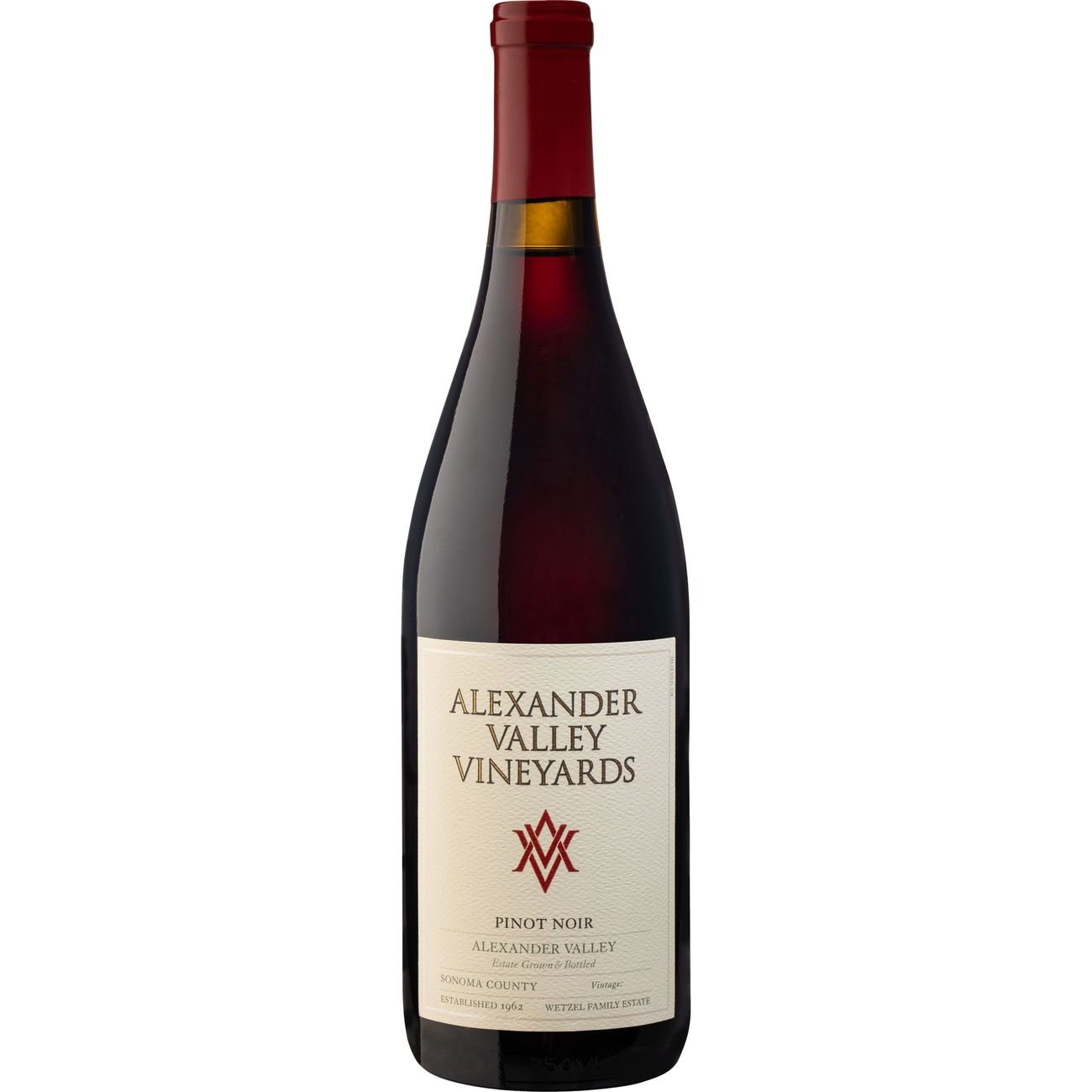 Alexander Valley Vineyards Pinot Noir California Red Wine - Shop Wine ...