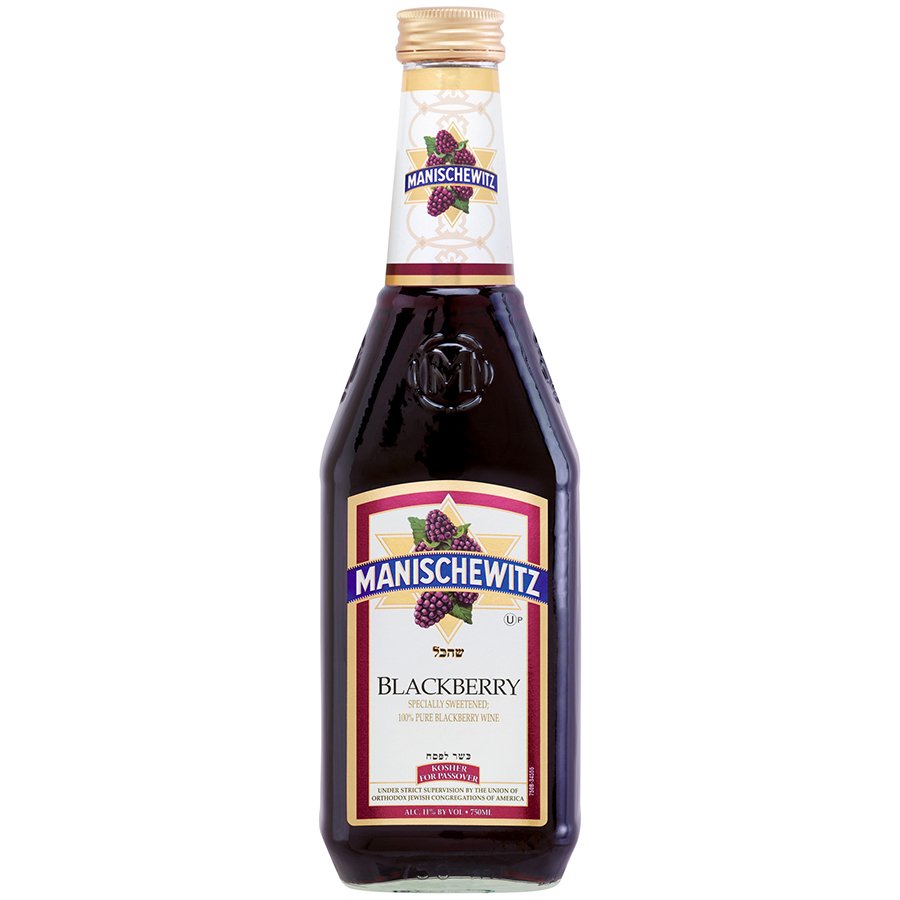 Manischewitz Kosher 100% Pure Blackberry Wine - Shop Wine at H-E-B