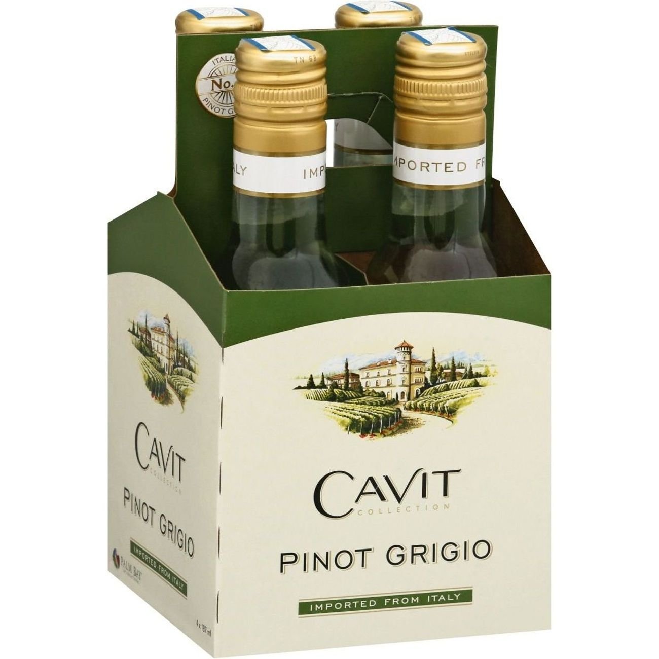 Cavit Collection Pinot Grigio Italy White Wine 4 pk Bottles - Shop Wine ...