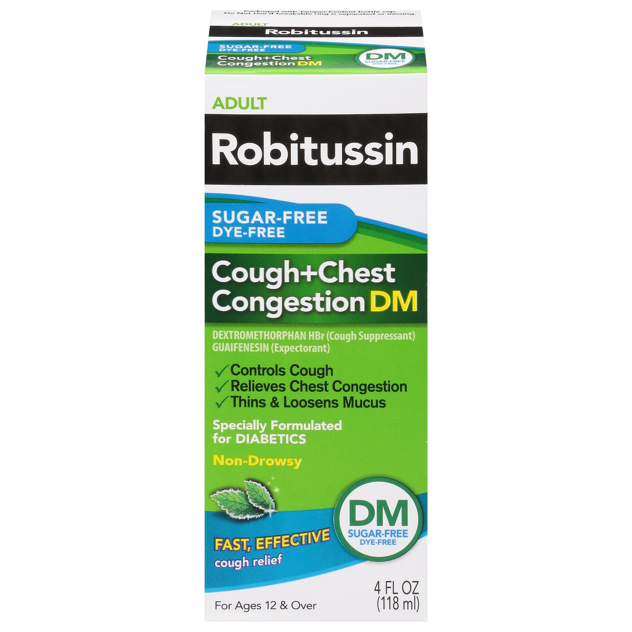 Robitussin Adult Cough + Chest Congestion DM Relief Liquid - Shop Cough ...