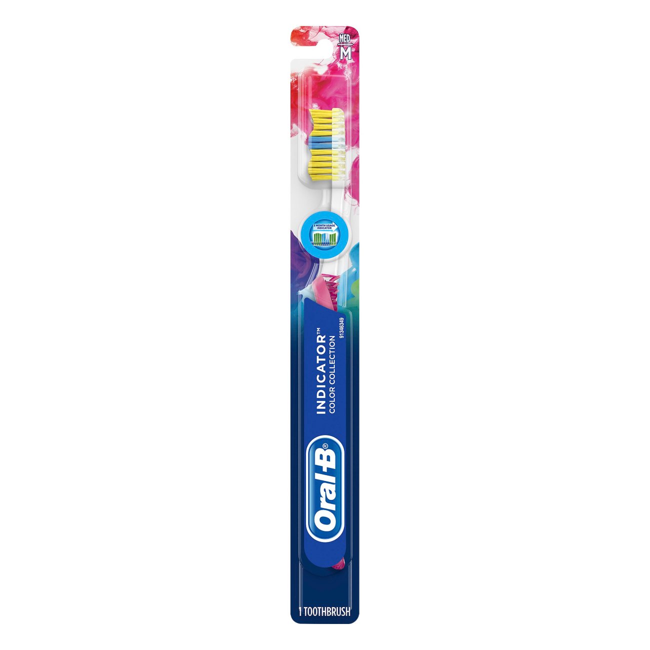 Oral-B Indicator Color Collection Medium Toothbrush - Shop Toothbrushes ...