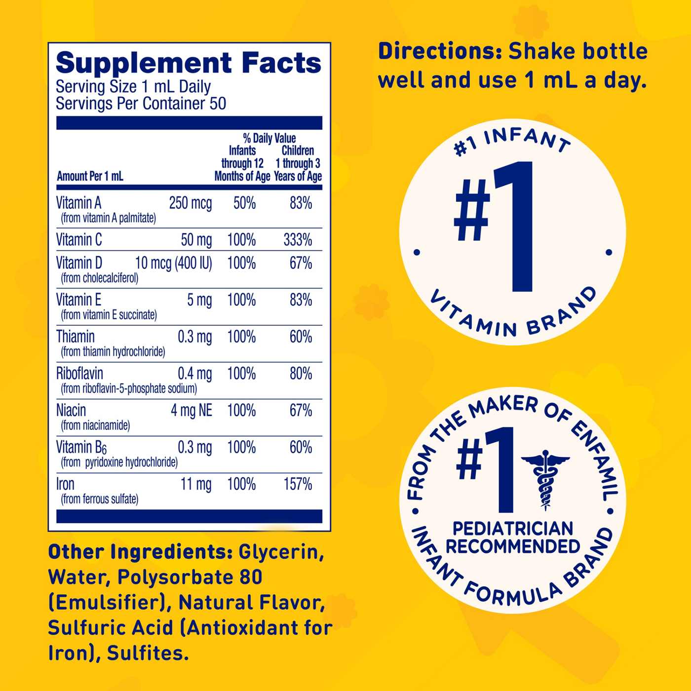 Enfamil Poly-Vi-Sol Iron & Multivitamin Supplement Drops - Shop ...