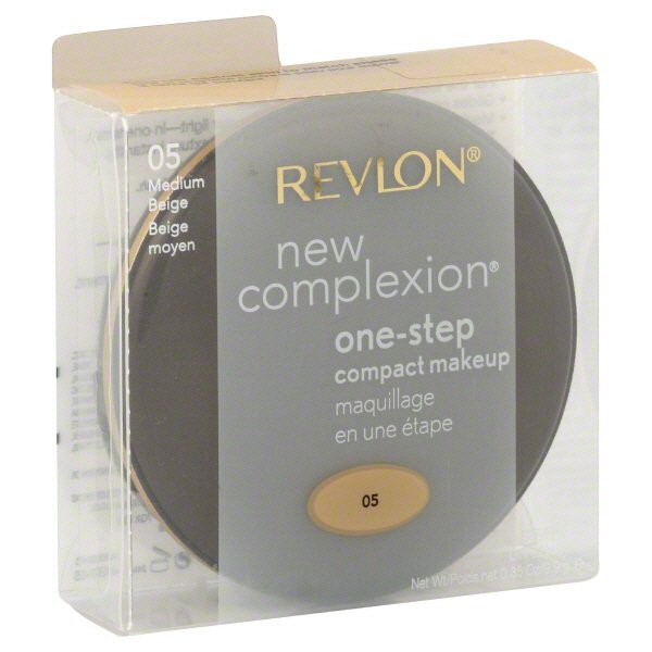 Revlon New Complexion One-Step Compact Makeup Medium Beige - Shop Face ...
