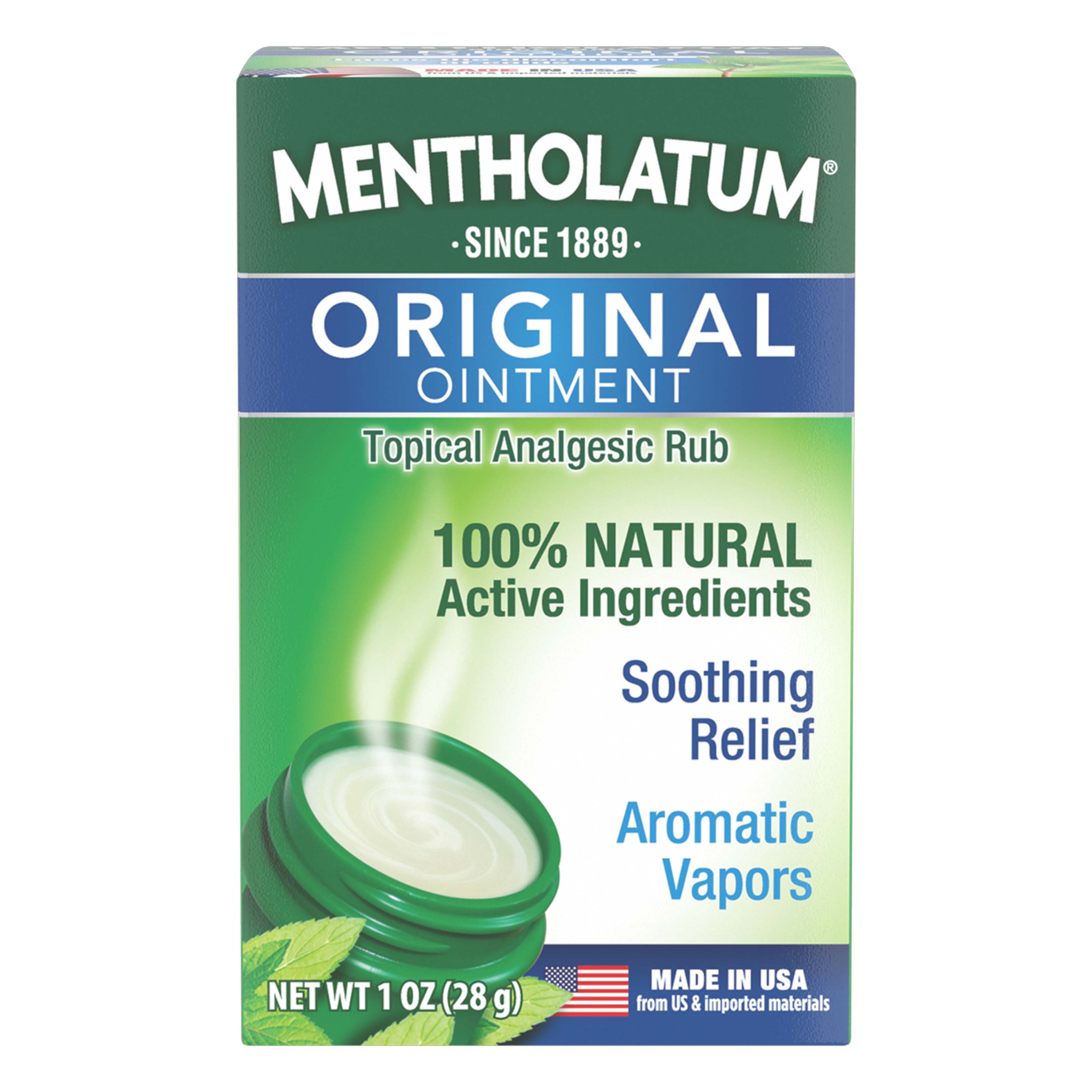 Mentholatum Original Vapor Topical Chest Rub Ointment - Shop Herbs ...
