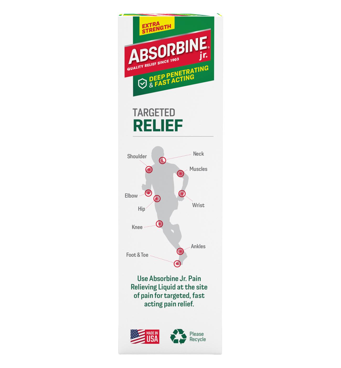 Absorbine Jr. Plus Pain Relieving Liquid Extra Strength Formula - Shop ...