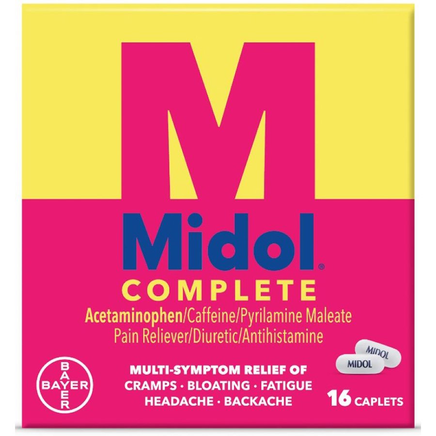 Midol Complete Maximum Strength Multi-Symptom Relief Caplets - Shop ...