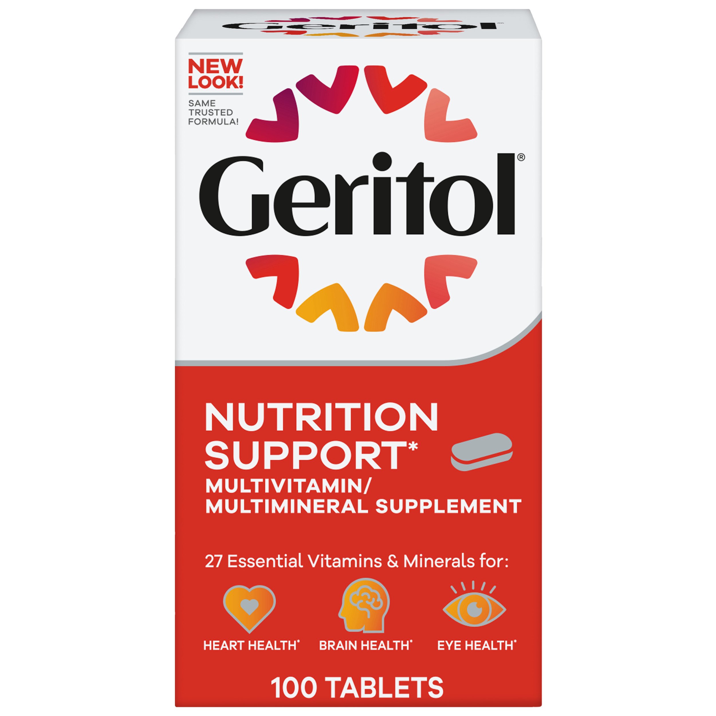 Geritol Complete Multivitamin & Minerals Tablets - Shop Multivitamins ...