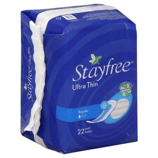 Stayfree Ultra Thin Regular Pads - Shop Pads & liners at H-E-B