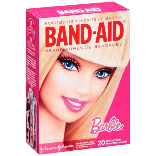 Band-Aid Barbie Adhesive Bandages - Shop Bandages & gauze at H-E-B