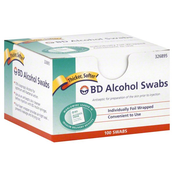 BD Alcohol Swabs - Shop Antiseptics & antibiotics at H-E-B