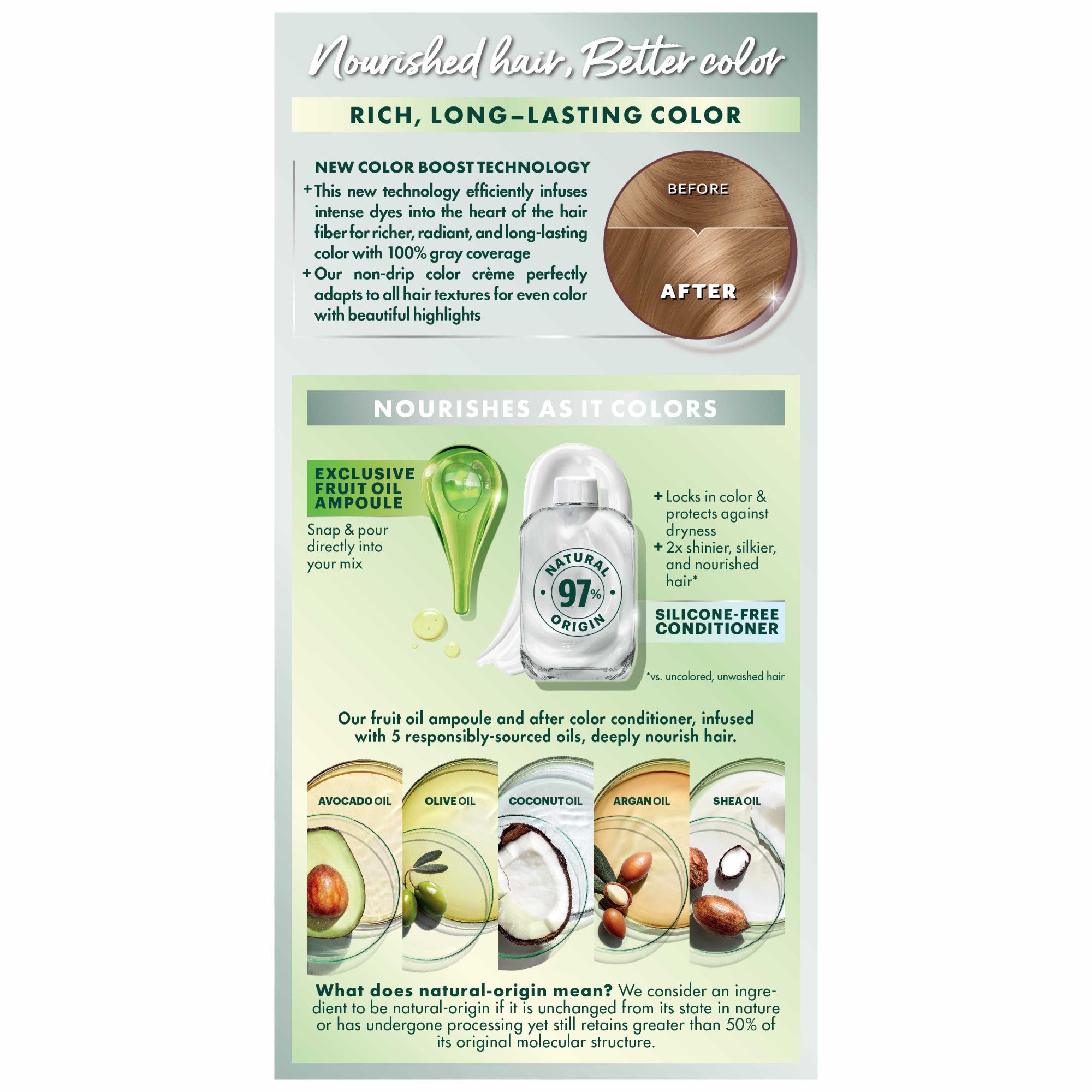 Garnier Nutrisse Nourishing Hair Color Creme 80 Medium Natural Blonde Butternut Shop Hair color at H E B