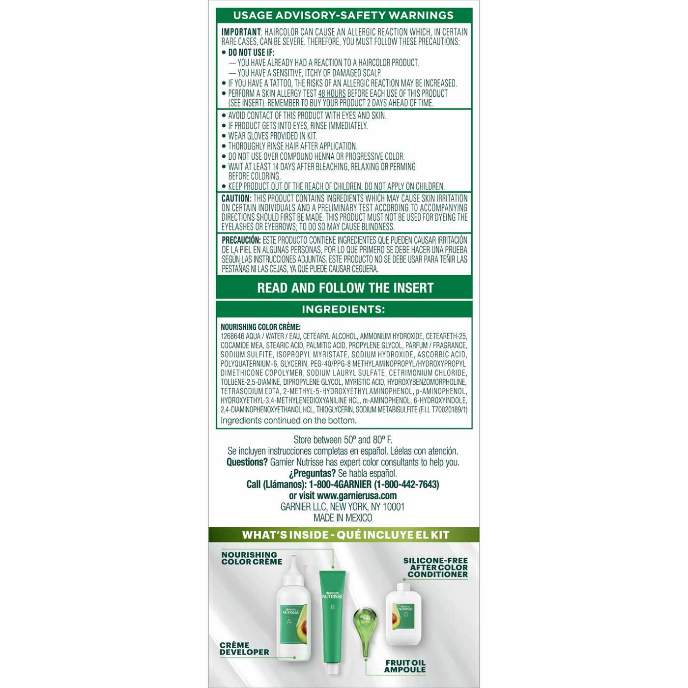 Garnier Nutrisse Nourishing Hair Color Creme - 70 Dark Natural Blonde ...