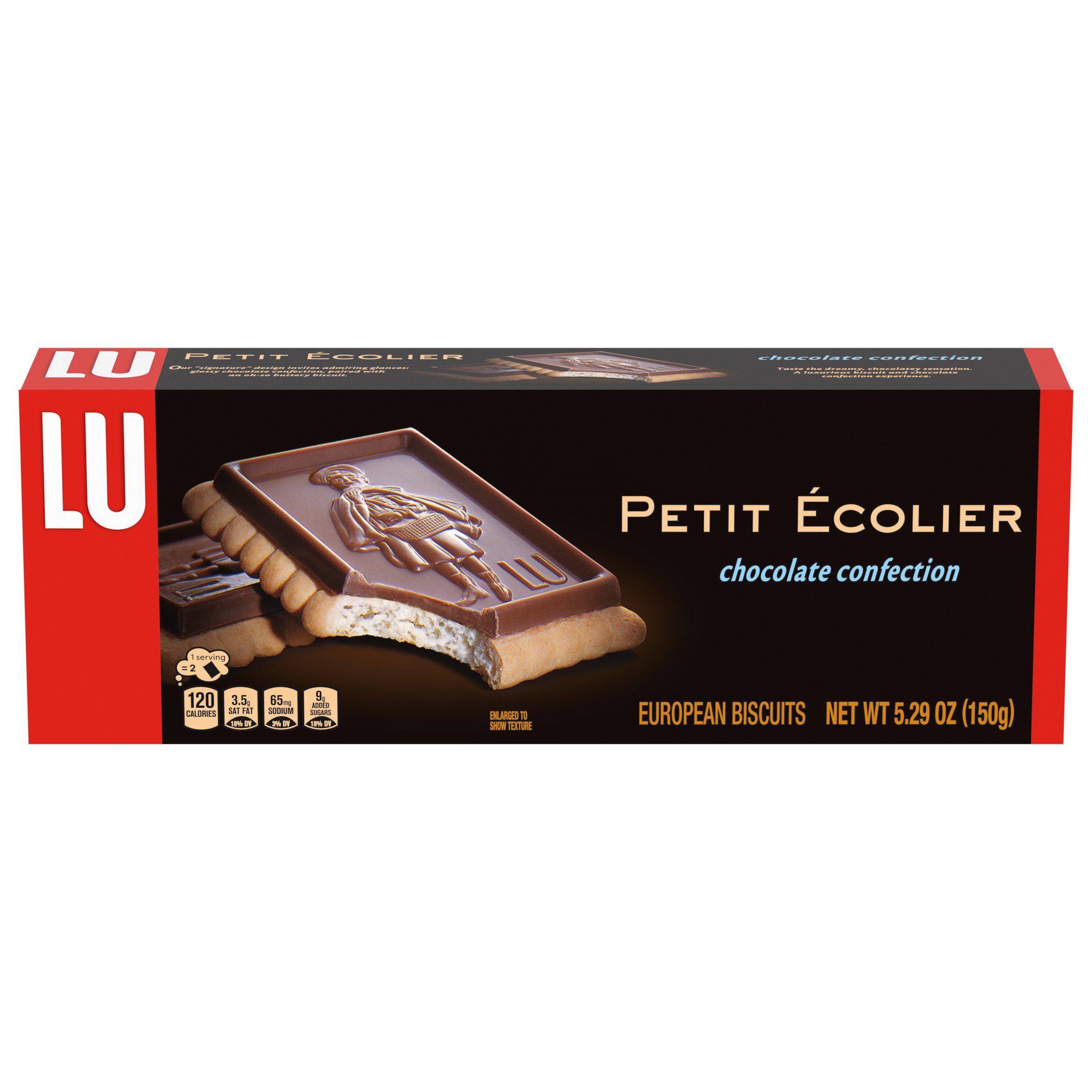 LU Petit Ecolier Milk Chocolate European Biscuits - Shop Cookies at H-E-B