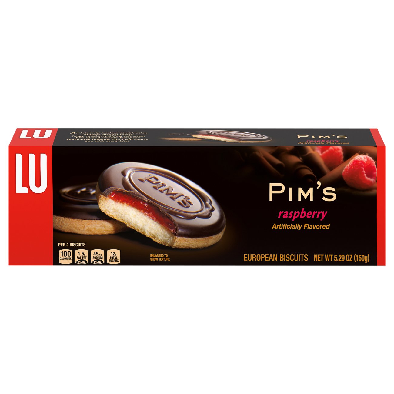 LU Pim's Raspberry European Biscuits - Shop Cookies at H-E-B