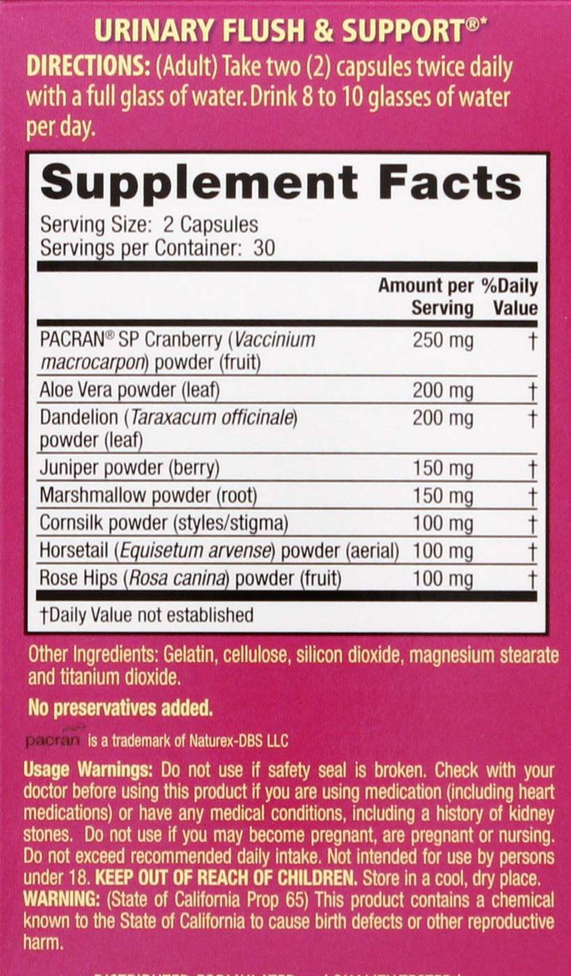 Nature's Secret Urinary Flush & Support Capsules with Cranberry - Shop ...