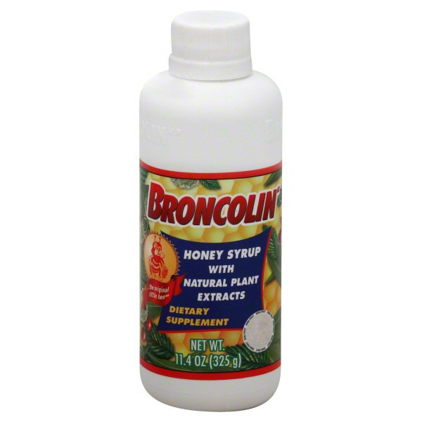 Broncolin Honey Syrup with Natural Plant Extracts, 11.4 oz | Low Prices ...