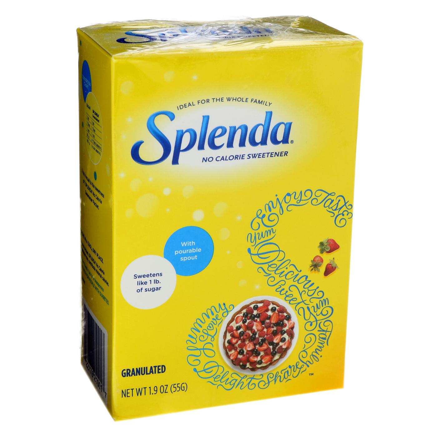 Splenda No Calorie Granulated Sweetener - Shop Sugar substitutes at H-E-B