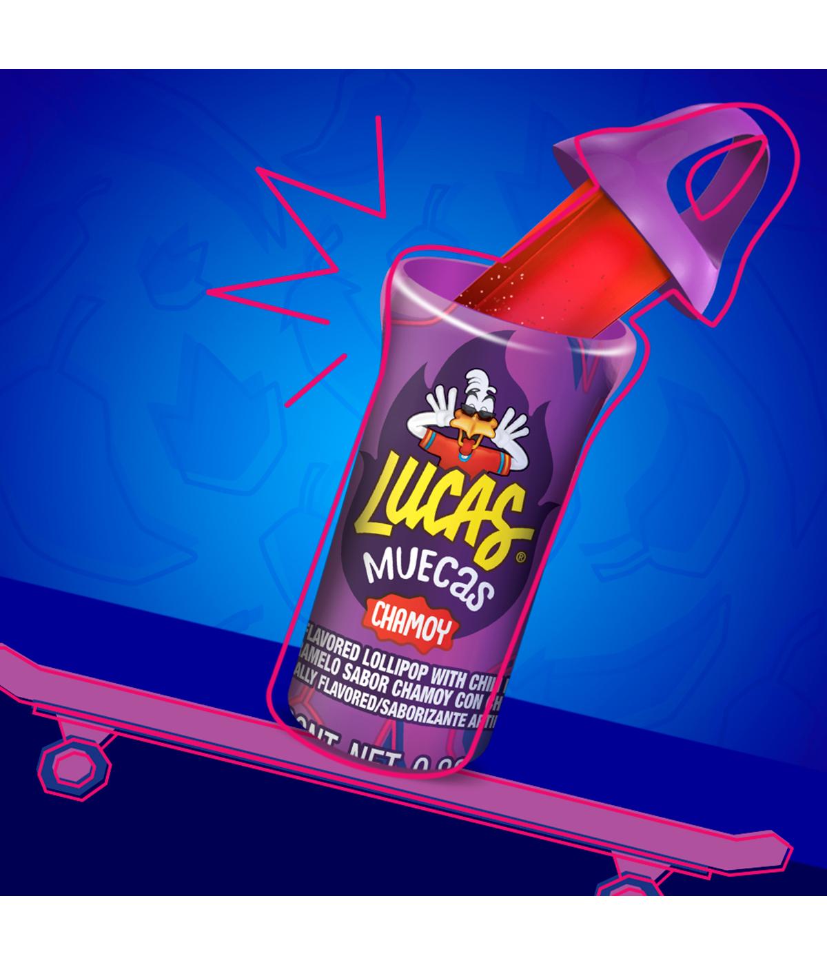 Lucas Muecas Chamoy Lollipop with Chili Powder Candy - Shop Candy at H-E-B