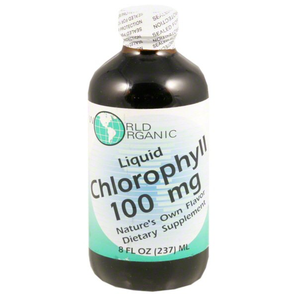 World Organic Liquid Chlorophyll 100 Mg - Shop Vitamins & Supplements ...
