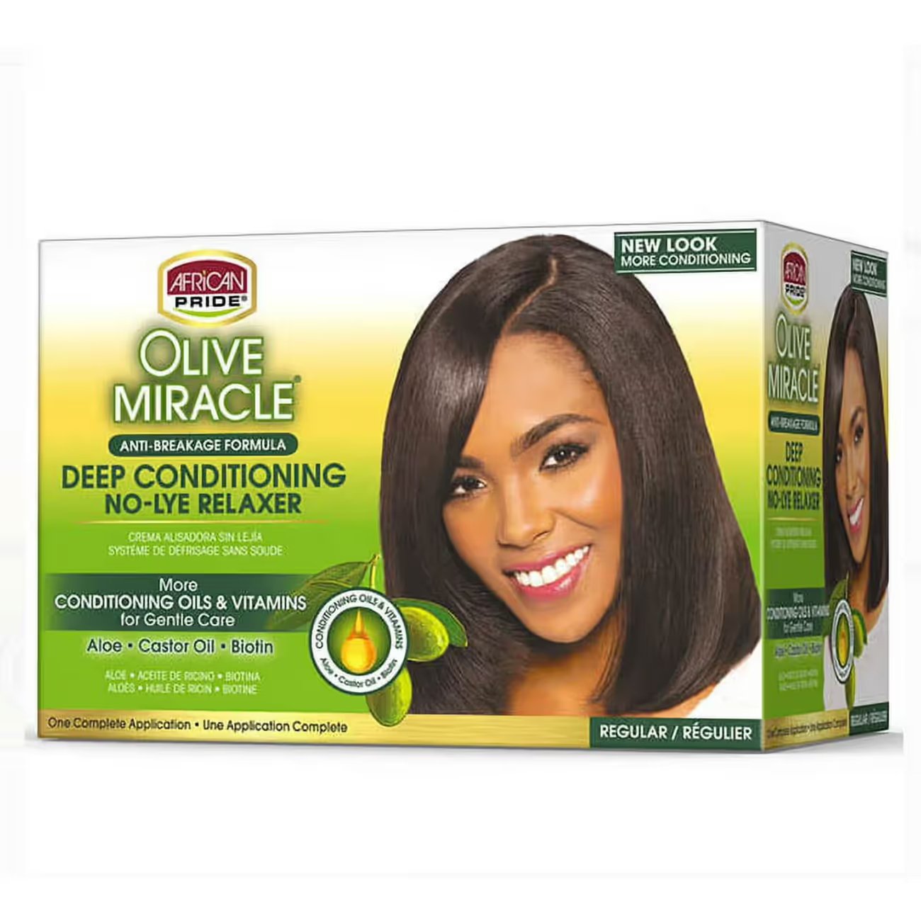 African Pride Olive Miracle No Lye Deep Conditioning Anti-Breakage ...