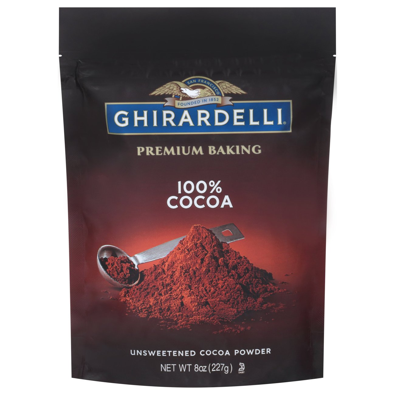 Ghirardelli Premium Baking Unsweetened 100% Cocoa Powder, 8 oz ...