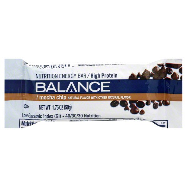 Balance Bar Mocha Chip Nutrition Energy Bar - Shop Granola & snack bars ...