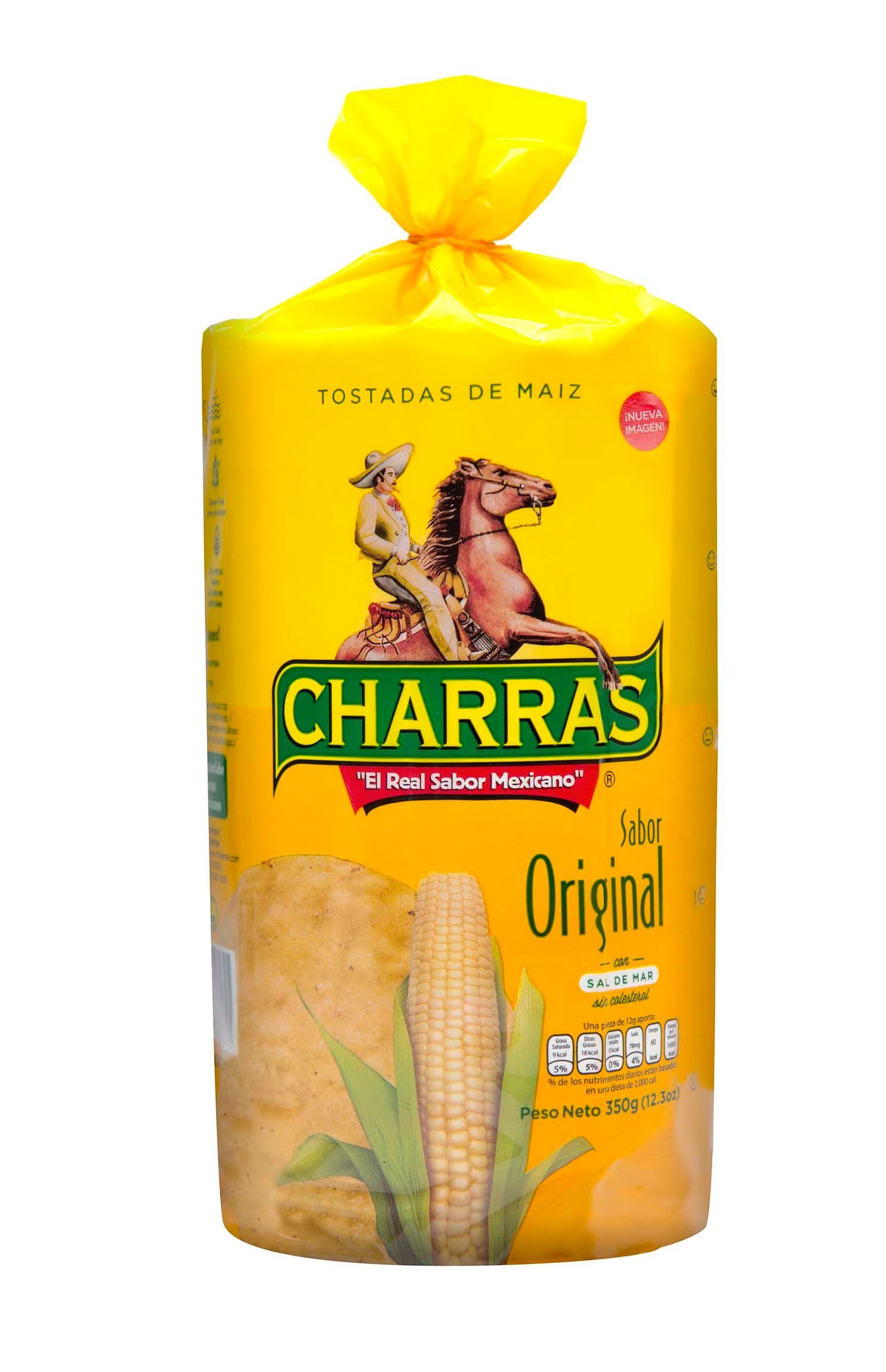 Charras Original Corn Tostadas with Sea Salt - Shop Tortillas at H-E-B