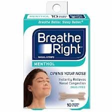 Breathe Right Small to Medium Menthol Nasal Strips - Shop Medicines ...