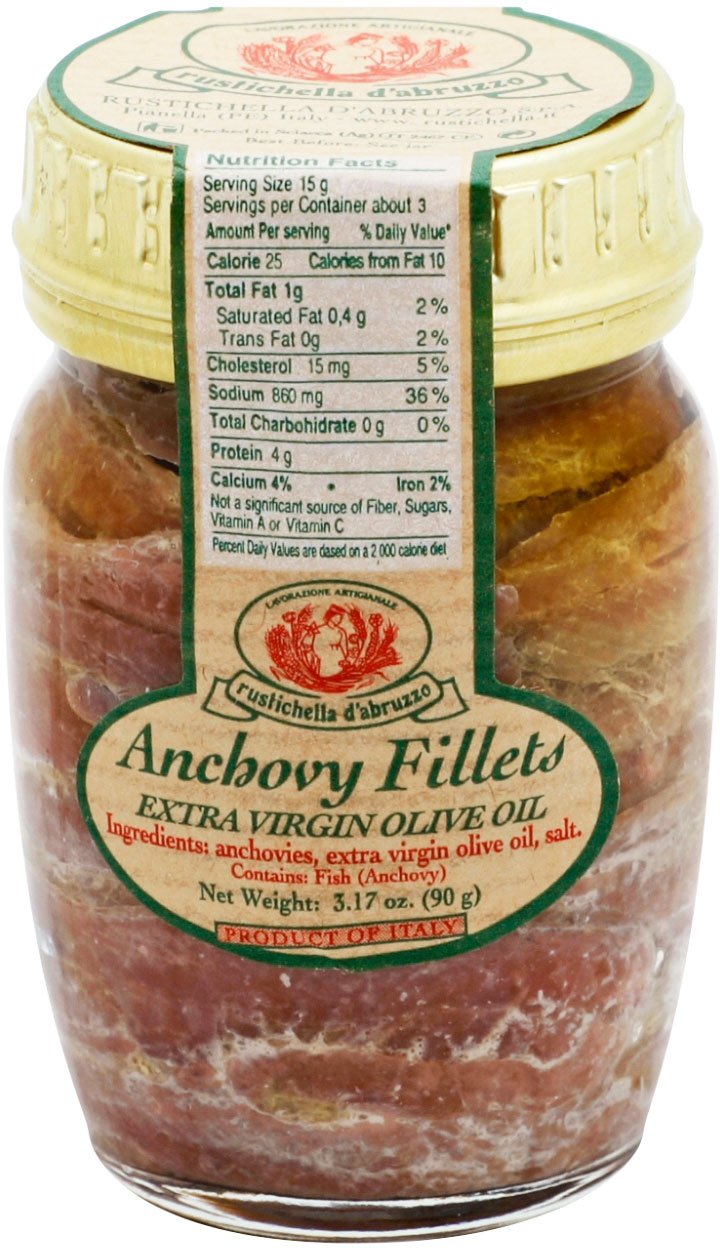 Rustichella Anchovy Fillets - Shop Canned & Dried Food at H-E-B