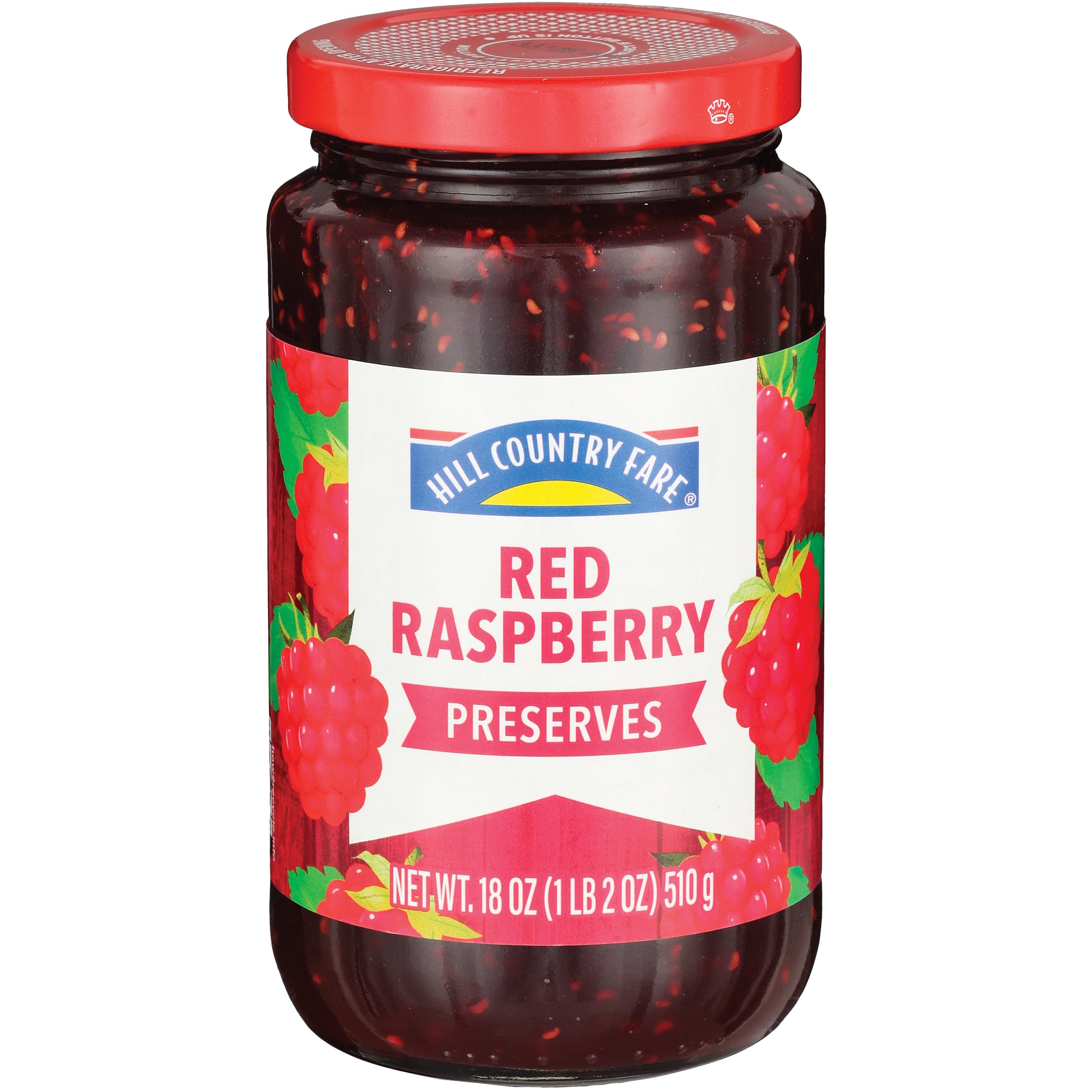 Hill Country Fare Red Raspberry Preserves - Shop Jelly & Jam at H-E-B