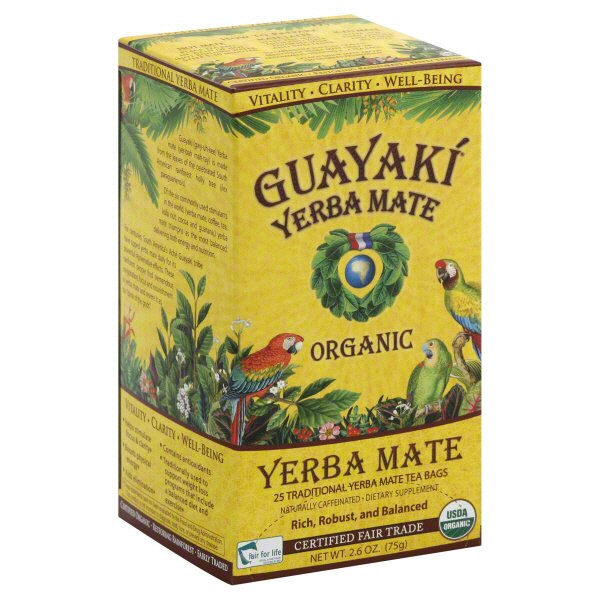 Guayaki Organic Traditional Yerba Mate Tea Bags - Shop Tea at H-E-B