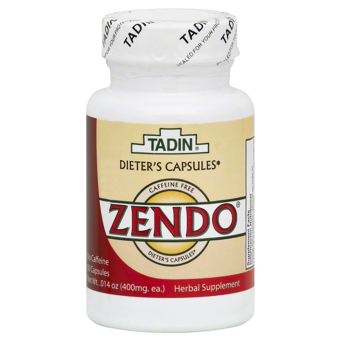 Tadin Zendo All Natural Herb Tea 500 mg Capsules - Shop at H-E-B
