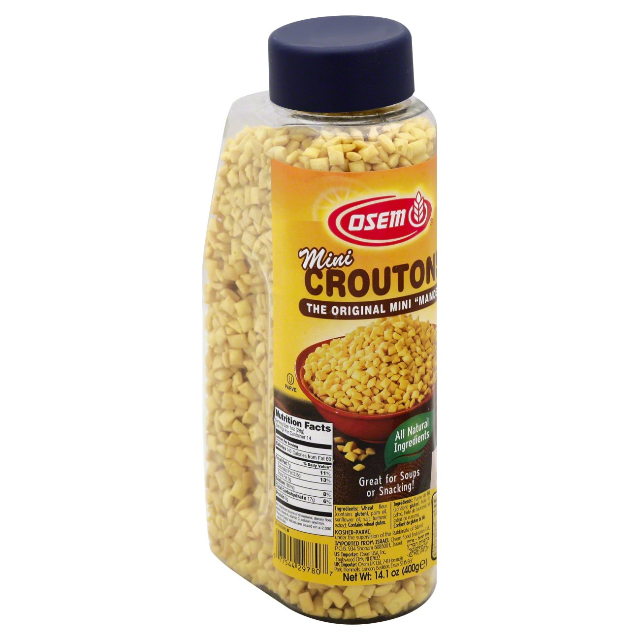 Osem Kosher The Original Mini Croutons - Shop Salad Toppings at H-E-B